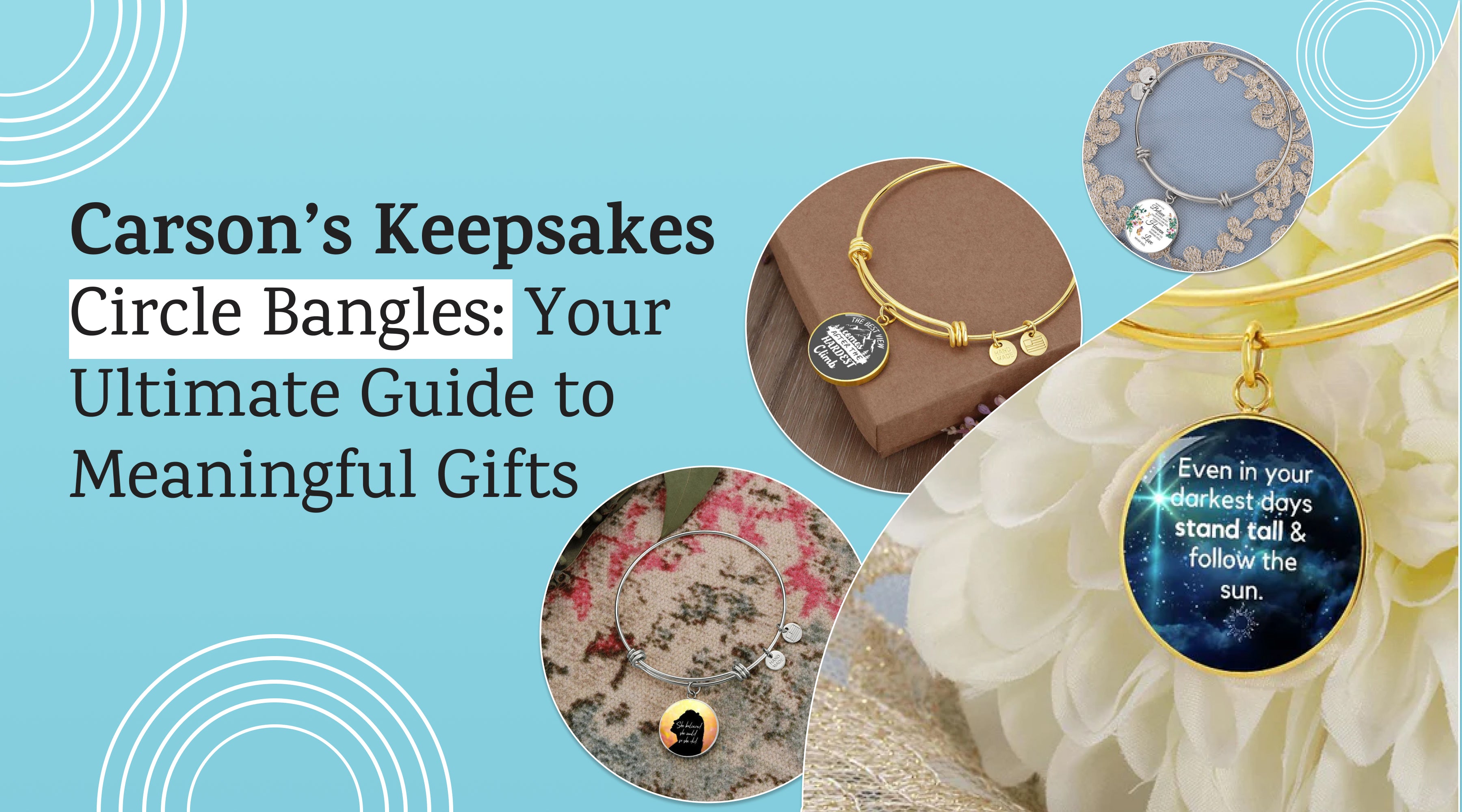 Meaningful Gifts: Carson’s Keepsakes Circle Bangles – Carson's Keepsakes