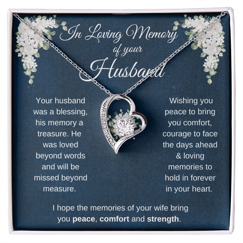In Loving Memory / Husband / Forever Love Necklace – Carson's Keepsakes